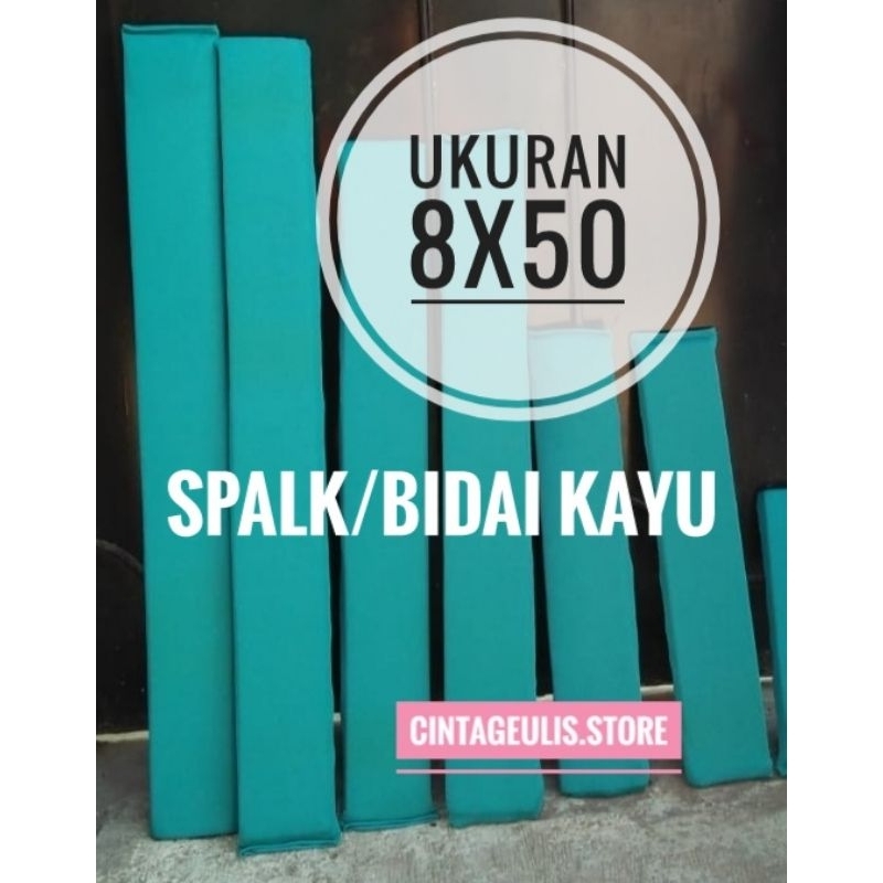 Jual READY,, spalk/bidai kayu, alat p3k ukuran 8cm x 50cm warna tosca ...