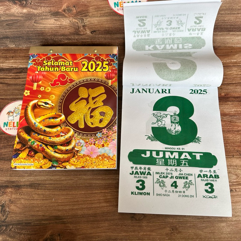Jual Kalender Harian Sobek Besar / Sedang Tahun 2025 | Shopee Indonesia
