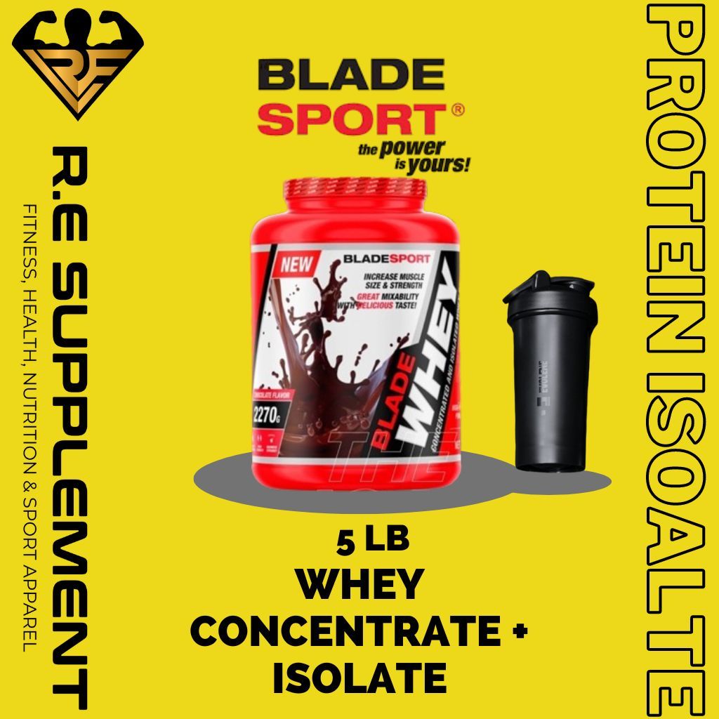 Jual Blade Whey Protein 5 Lbs Whey Protein Isolate Concentrate BPOM ...