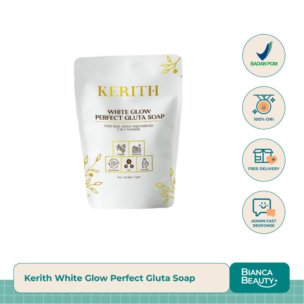 Jual KERITH White Glow Perfect Gluta Soap 60g | Shopee Indonesia
