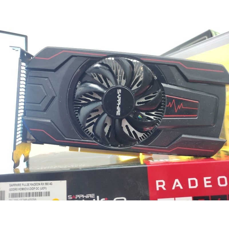 Jual VGA 4GB DDR5 HEMAT DAYA RX 560 4GB FULLSET (MIRIP GTX 1050TI ...