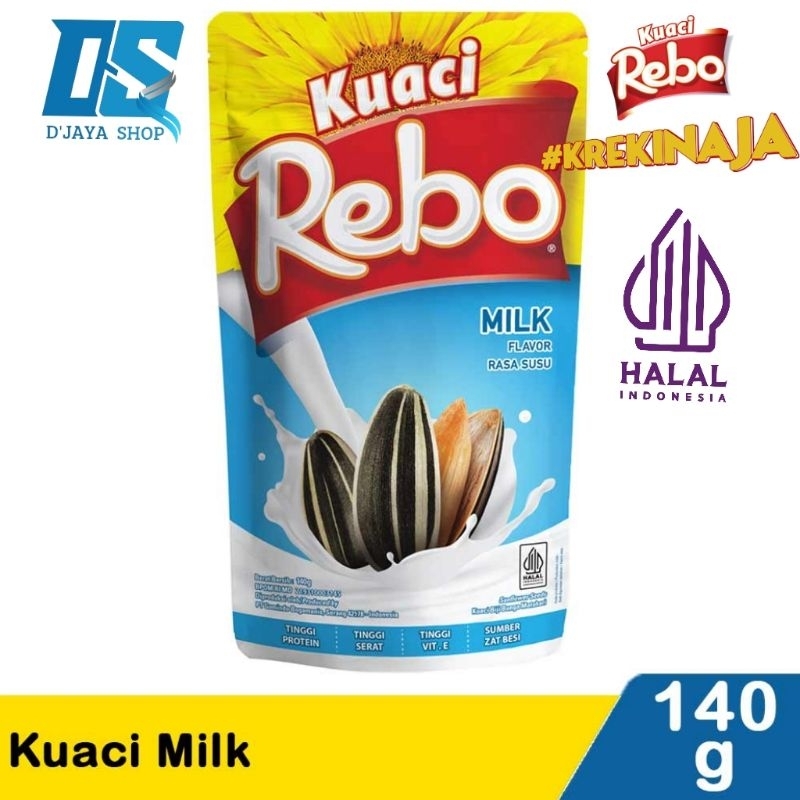 Jual REBO KUACI MILK FLAVOR/RASA SUSU POUCH 140g | Shopee Indonesia