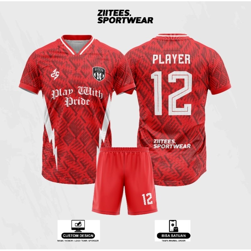 Jual Jersey futsal/bola Custom desain, Logo, Sponsor, Nama & Nomor ...