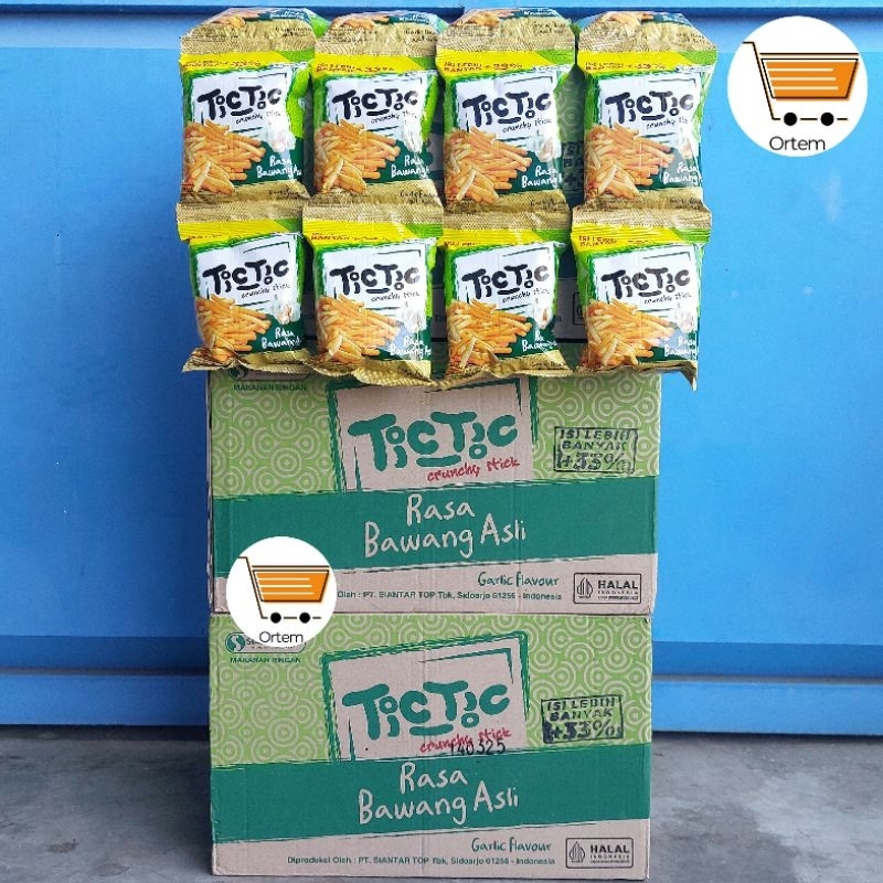 Jual TIC TIC SNACK RASA BAWANG 1 DUS | 40 PCS | 20 GRAM | SIANTAR TOP | Shopee Indonesia