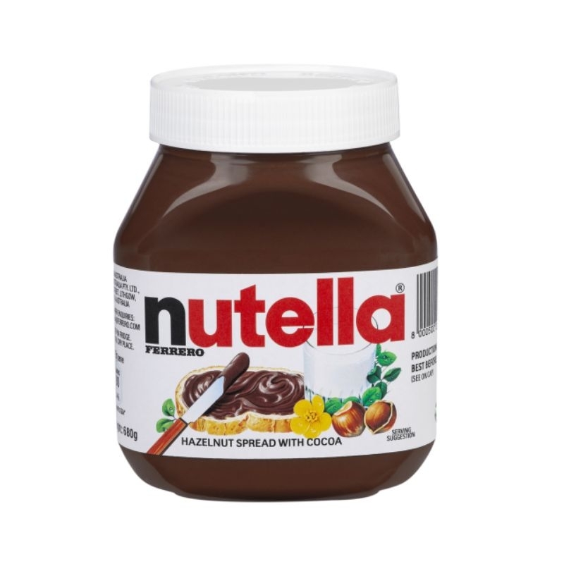 Jual NUTELLA Jam Spread Hazelnut with Cocoa kemasan Botol 200gr / 350gr ...