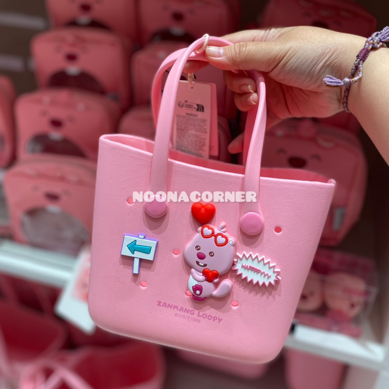 Jual Miniso x Loopy ‼️ Hand Bag Hollow Out Free Jibbitz Zanmang Loopy ...