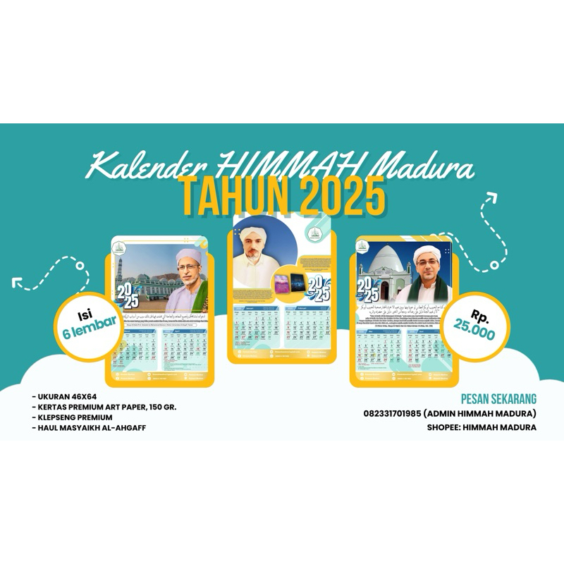 Jual Kalender HIMMAH Madura 2025 | Shopee Indonesia