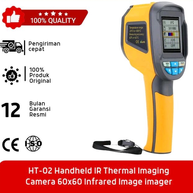 Jual HT-02 Handheld IR Thermal Imaging Camera 60x60 Infrared Image ...