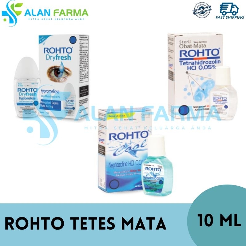 Jual Rohto Tetes Mata | Rohto Obat Mata | Tetes Mata Iritasi Ringan ...