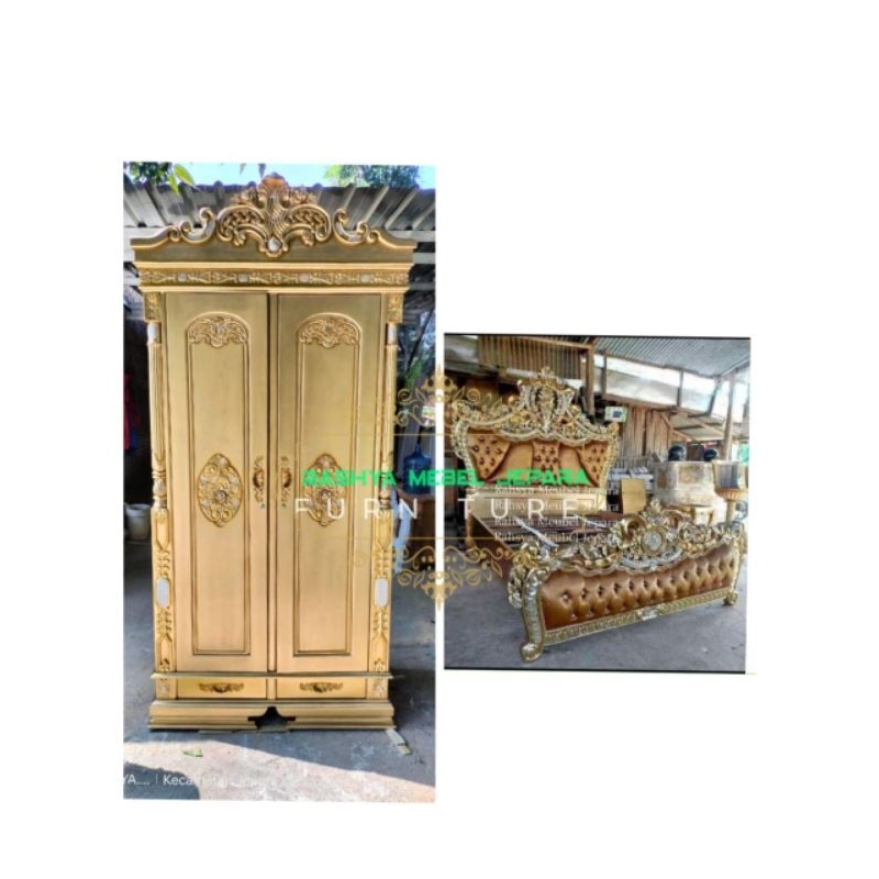 Jual divan ukir Jepara almari pintu 2 (DP pesanan Bogor) | Shopee Indonesia