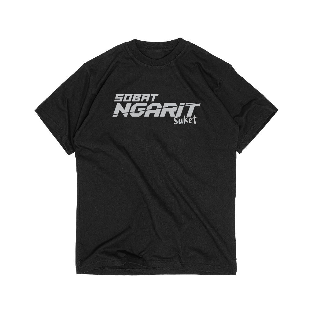 Jual Baju Kaos Sobat Ngarit Suket Simple Font Depan Pria Wanita Premium ...