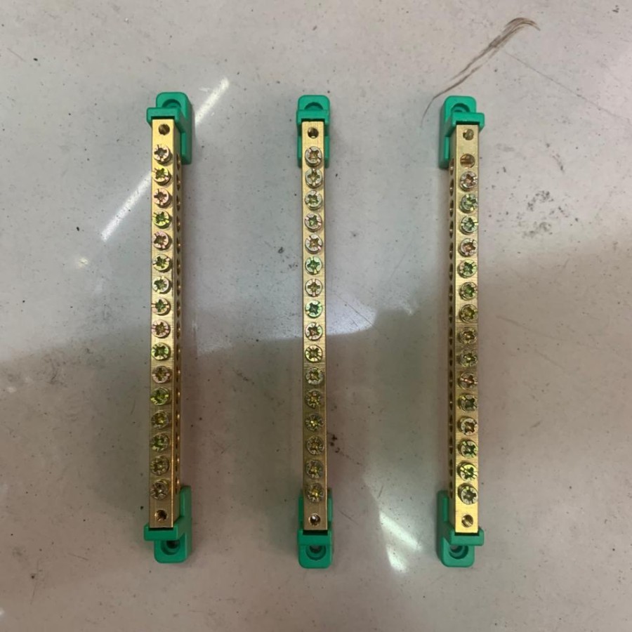 Jual ORIGINAL Terminal Grounding Hijau 6x9mm 4 6 8 10 12 16 pole Baut ...