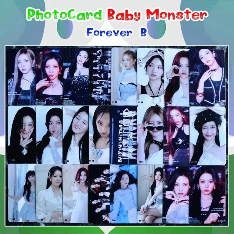Jual Photocard Baby Monster isi 25 pcs KPOP merch Unofficial Fans made | Shopee Indonesia