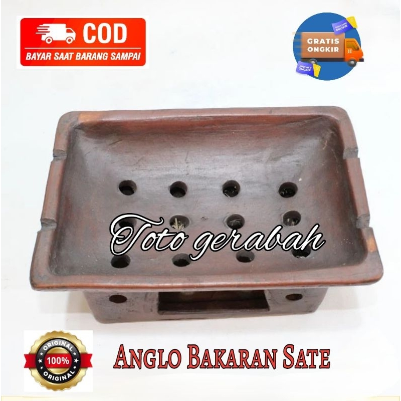 Jual ANGLO BAKARAN SATE GERABAH TANAH LIAT NATURAL TUNGKU SATE NATURAL ...