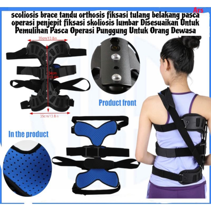 Jual scoliosis brace tandu orthosis fiksasi tulang belakang pasca ...