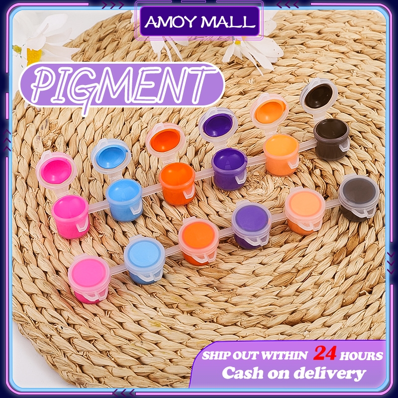 Jual Cat Akrilik Set 6 Warna 12 Warna/Cat Akrilik Kanvas Lukisan Kanvas ...