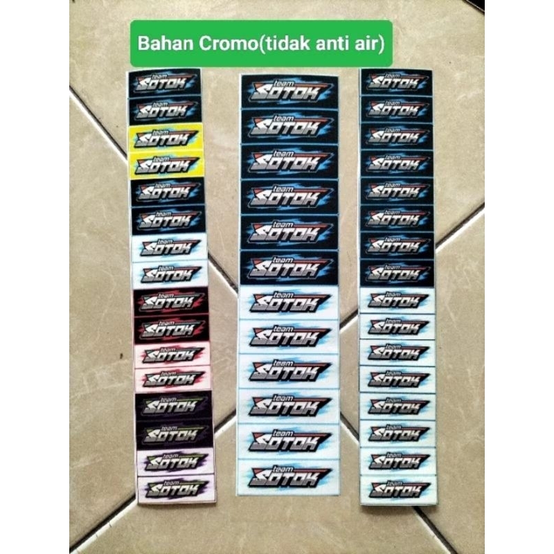 Jual Stiker Team Sotok isi 12 dan 16 biji | STIKER TEAM SOTOK | Shopee ...