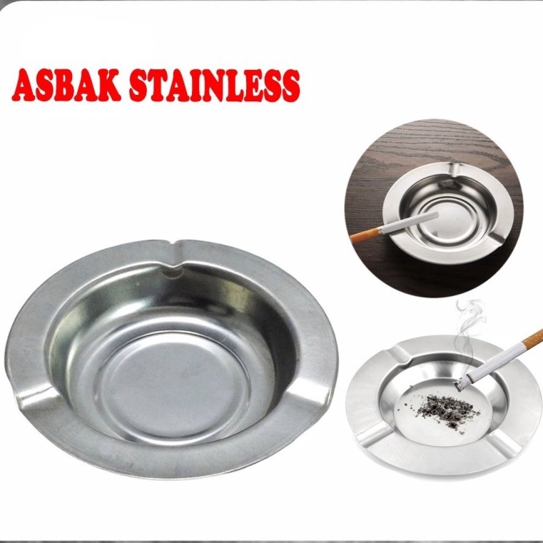 Jual Asbak Stainless Asbak Bulat Segi Seng Super Murah Asbak Abu Bulat ...