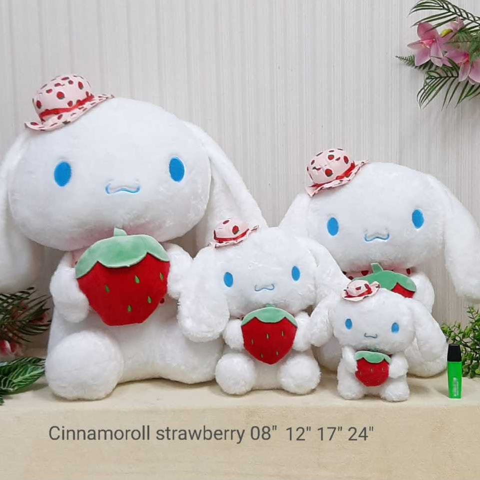 Jual Boneka Cinnamoroll Strawberry 60cm kado anak hadiah kekasih ultah ...