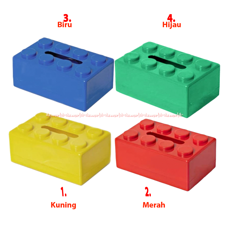 Jual Stora Tissue Box Lego Kotak Tisu Model Mainan Lego Warna Kuning ...