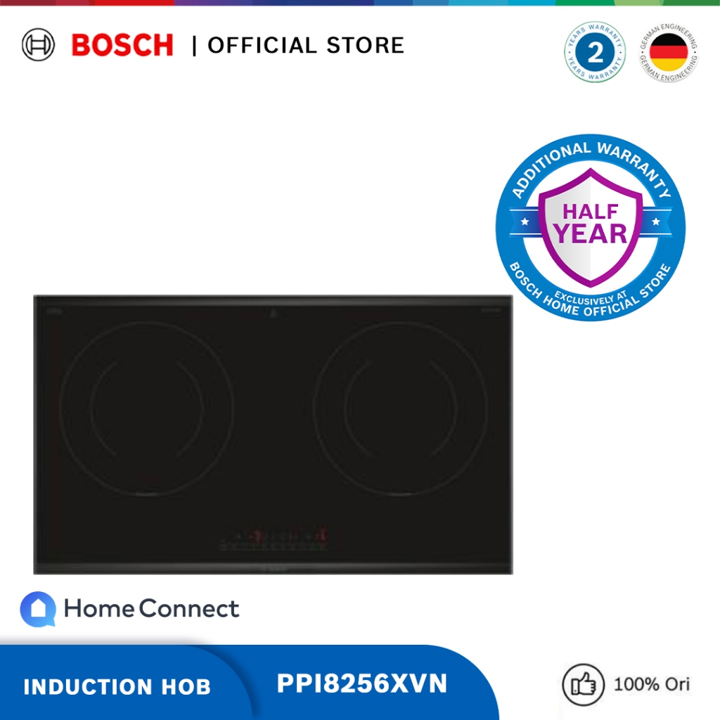 Jual Bosch PPI8256XVN Induction Hob / Kompor Induksi Hitam Serie 8 | 78 ...