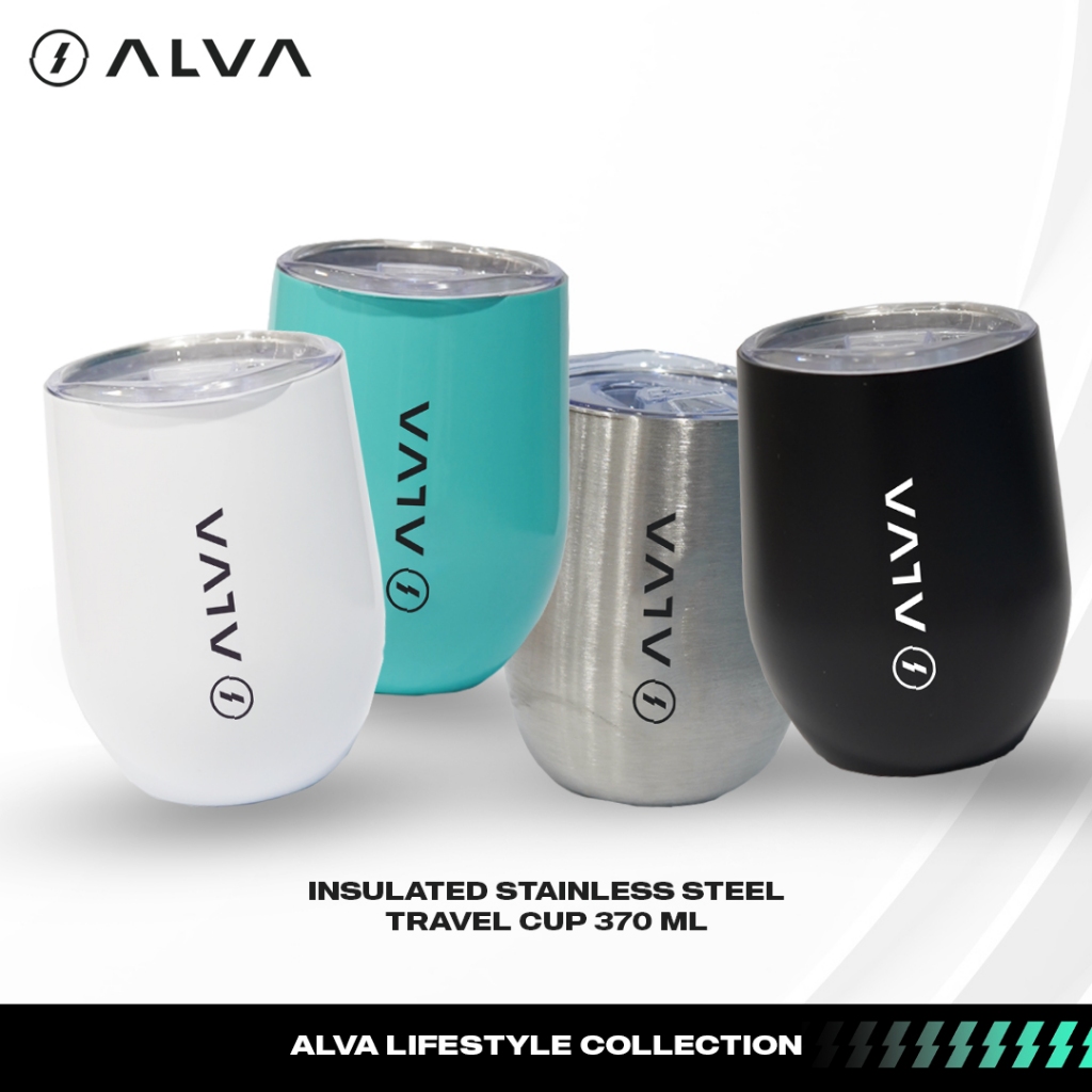 Jual ALVA - Insulated Stainless Steel Travel Cup 370 ml | Shopee Indonesia