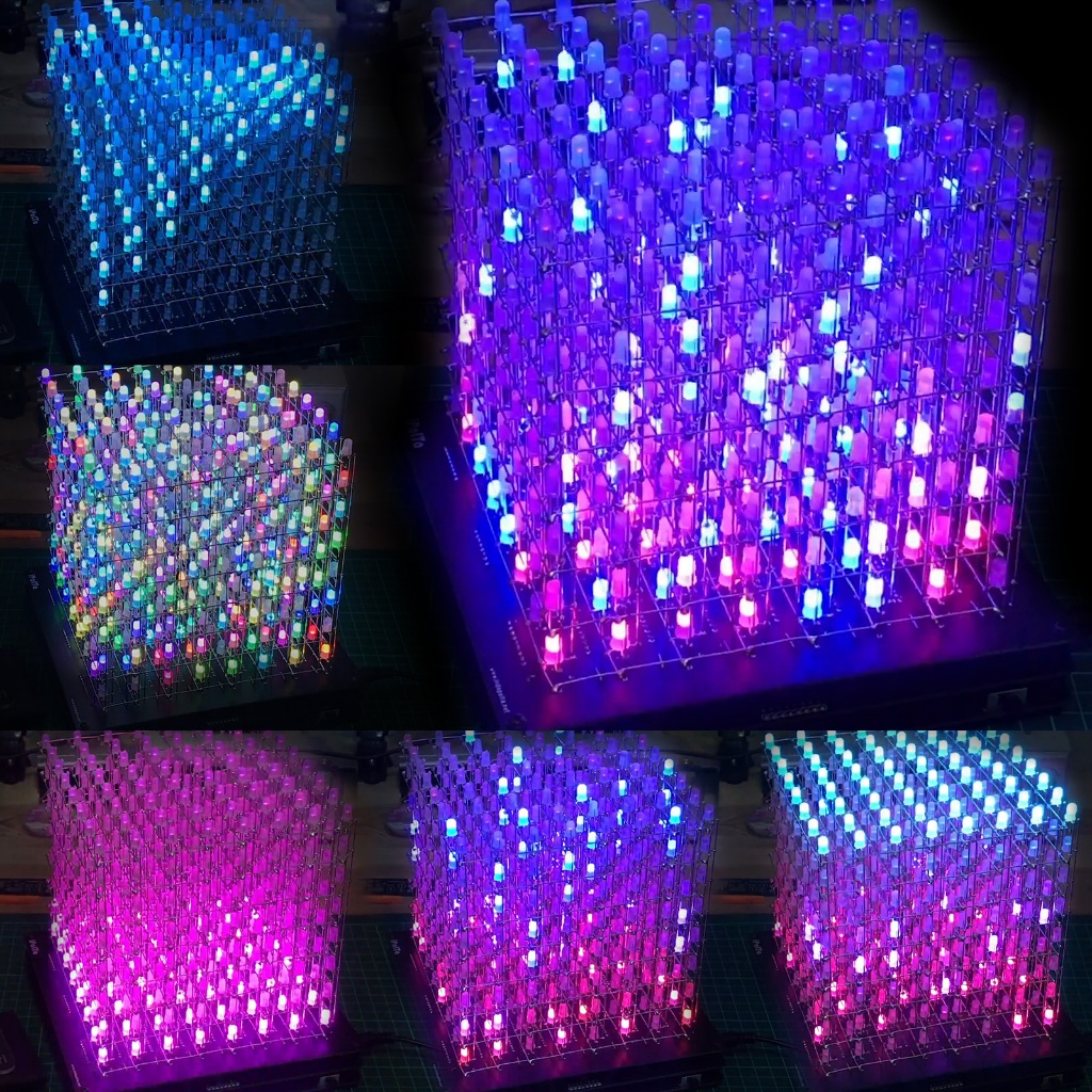 Jual Kit Arduino LED Cube RGB 8x8x8 | Shopee Indonesia