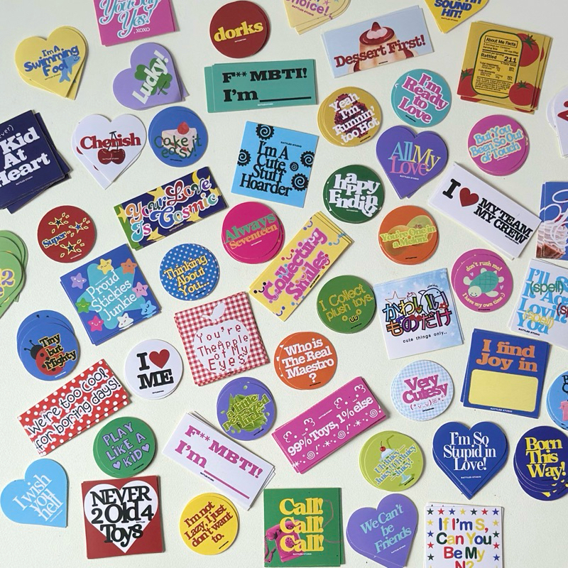 Jual [BACA DESKRIPSI] RATTLED RANDOM DIE CUT STICKER by Rattled Studio ...