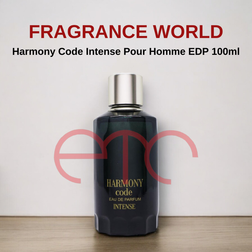 Jual Fragrance World Harmony Code Intense Pour Homme EDP For Men 100ml | Shopee Indonesia