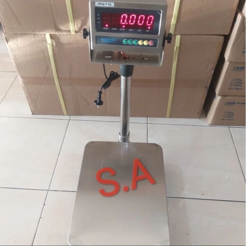 Jual timbangan duduk anti air timbangan ikan Sonic SP 320s 30kg x 1gr (S.A) | Shopee Indonesia