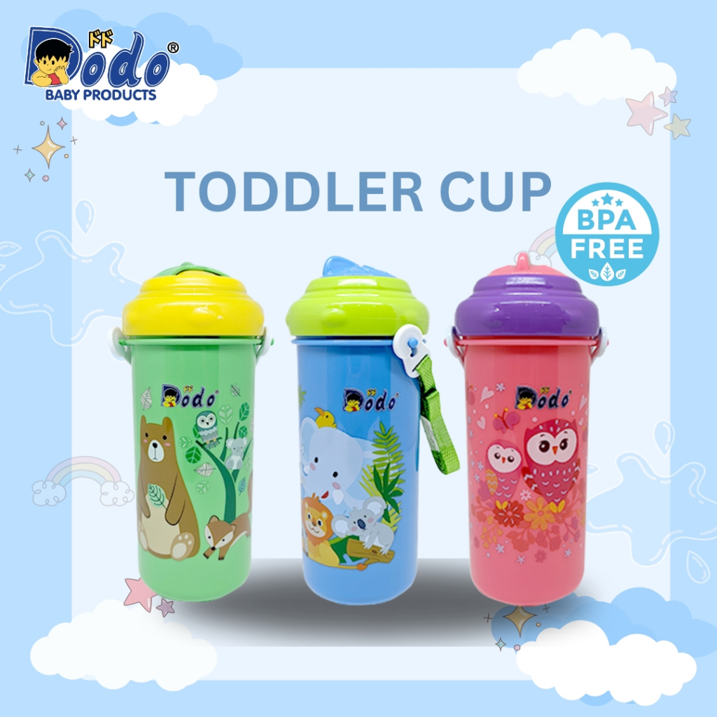 Jual DODO Toddler Cup 300ml Tempat Minum Anak Dengan Tali | Shopee ...