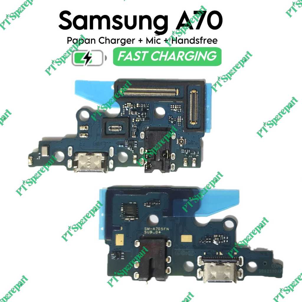 Jual Papan Konektor PCB Charger Mic Handsfree Samsung Galaxy A70 / SM ...