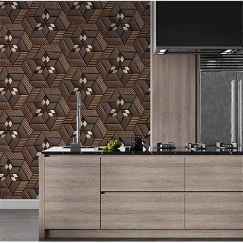 Jual WALLPAPER DINDING RUANG MITSU//WALLPAPER STICKER DINDING CAKRA 3D ...