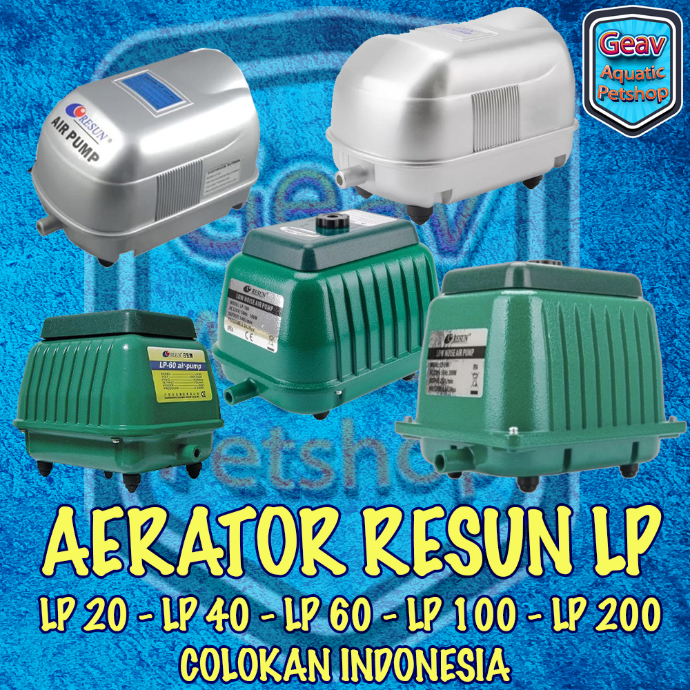 Jual paket Pompa aerator udara resun LP (colokan indonesia) | Shopee ...