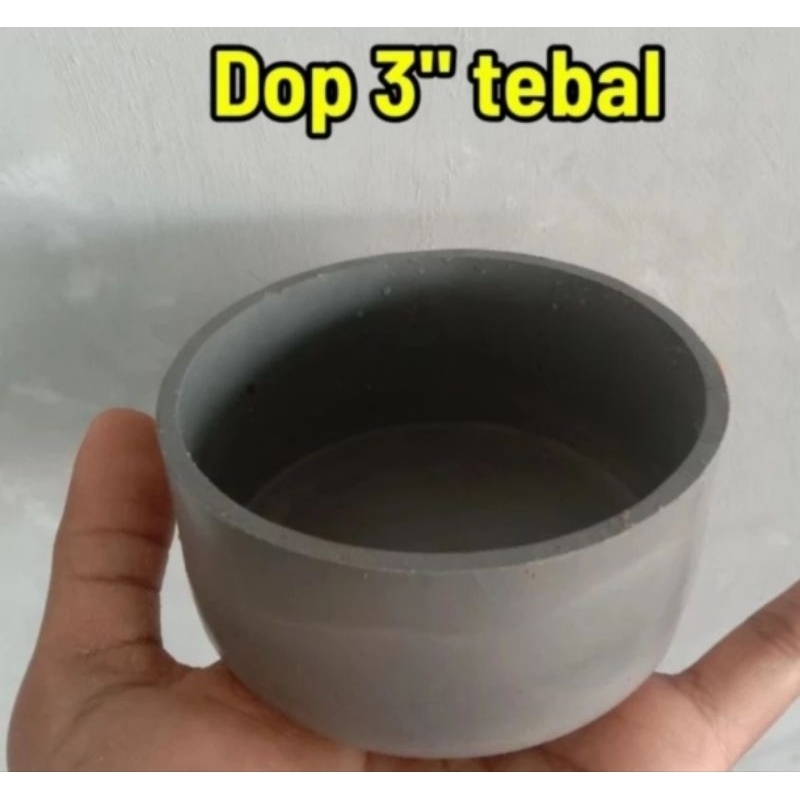 Jual fitting pvc dop 3 inchi tutup pipa cap 3 inchi tebal | Shopee ...