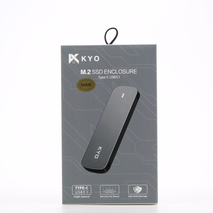 Jual M2 NVMe KYO Enclosure 10Gbps SSD M.2 NVME USB Type C 3.1 with USB ...