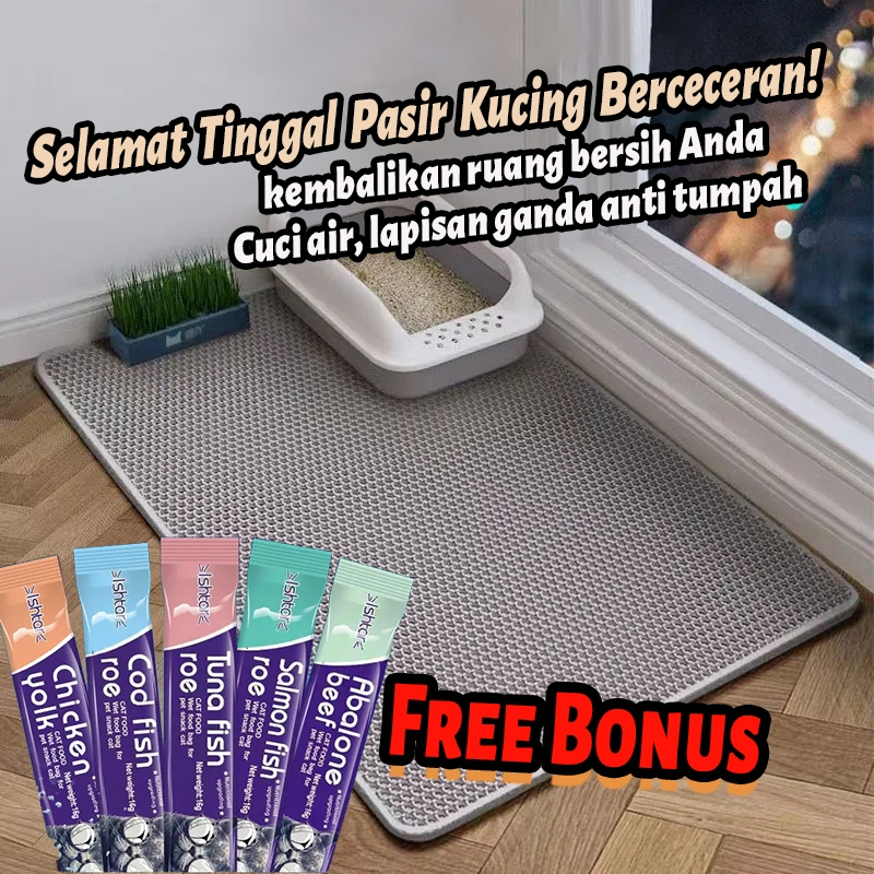 Jual EVA Tahan Lama 55x75 Alas Pasir Kucing Anti Gores Karpet Litter ...
