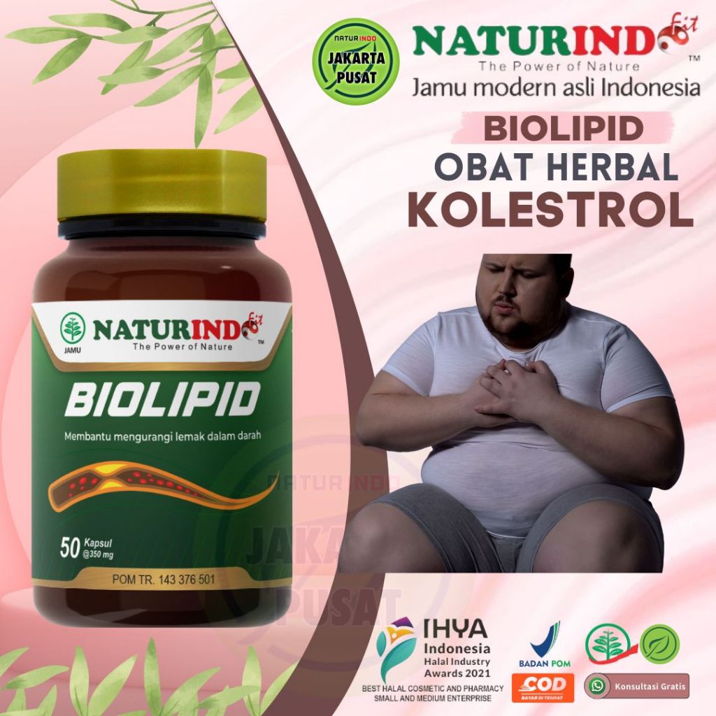 Jual Naturindo Biolipid Obat Herbal Asam Urat Penurun Darah Tinggi ...