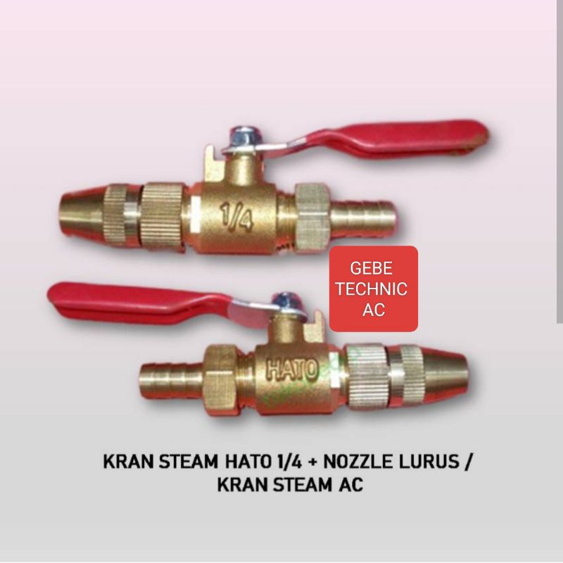 Jual kran stim hato nozel lurus kran stem ac | Shopee Indonesia