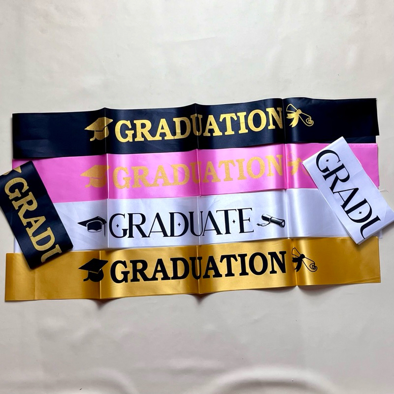 Jual selempang graduation wisuda lulus sekolah kuliah selempang wisuda ...