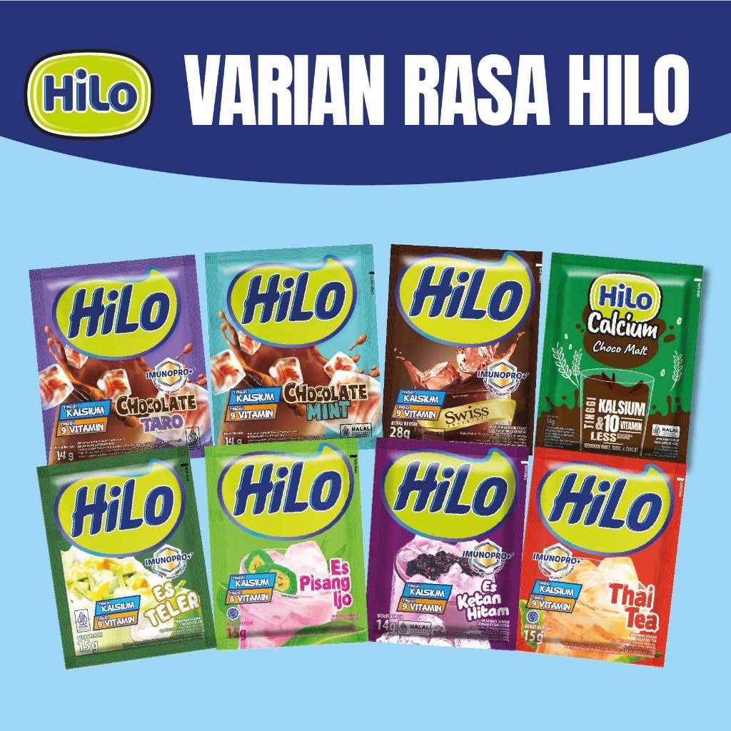 Jual HiLo Dessert 10 Sachet / 1 Renceng - Minuman Sumber Kalsium ...
