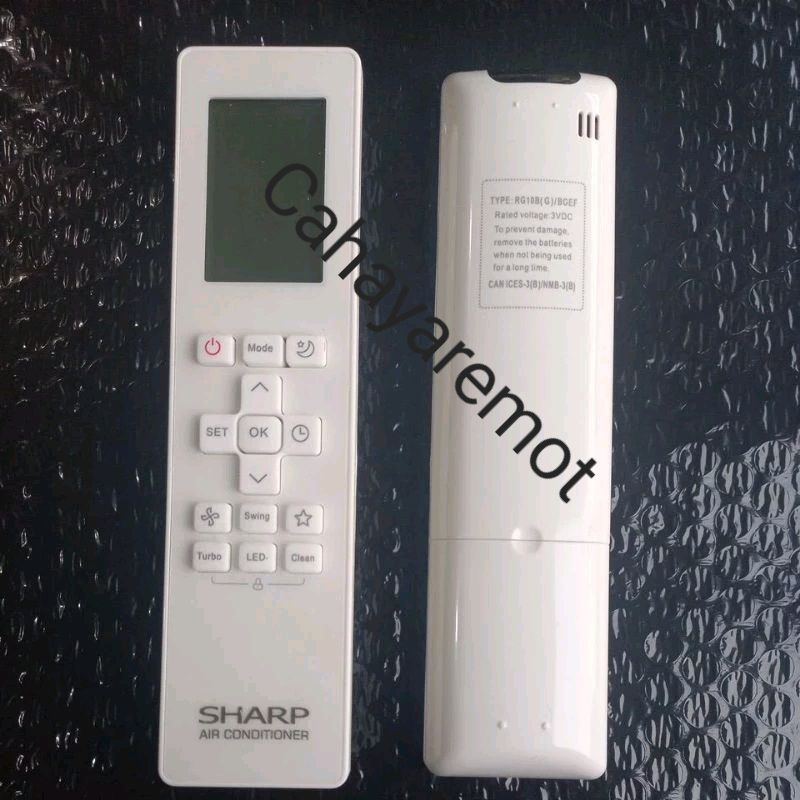 Jual REMOTE REMOT AC SHARP RG10B(G)BGEF | Shopee Indonesia