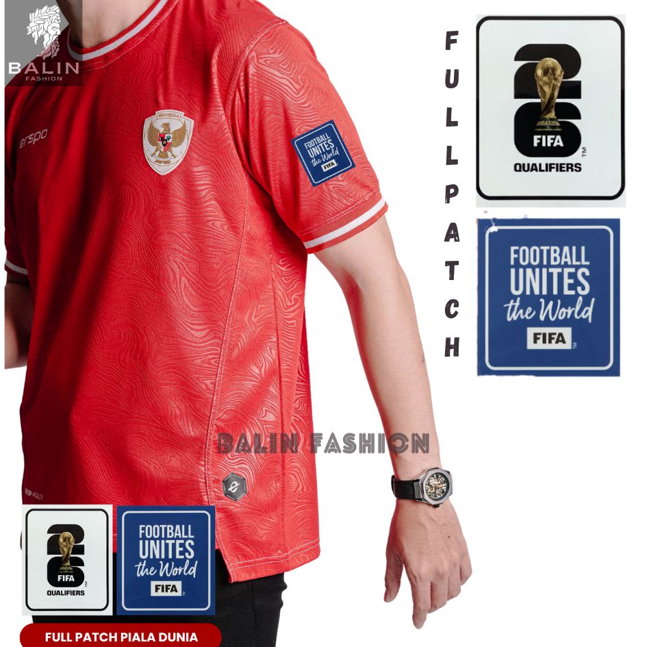 Jual FULLPATCH JERSEY TIMNAS TERBARU 2024 JERSEY ERSPO BAHAN EMBOS ...