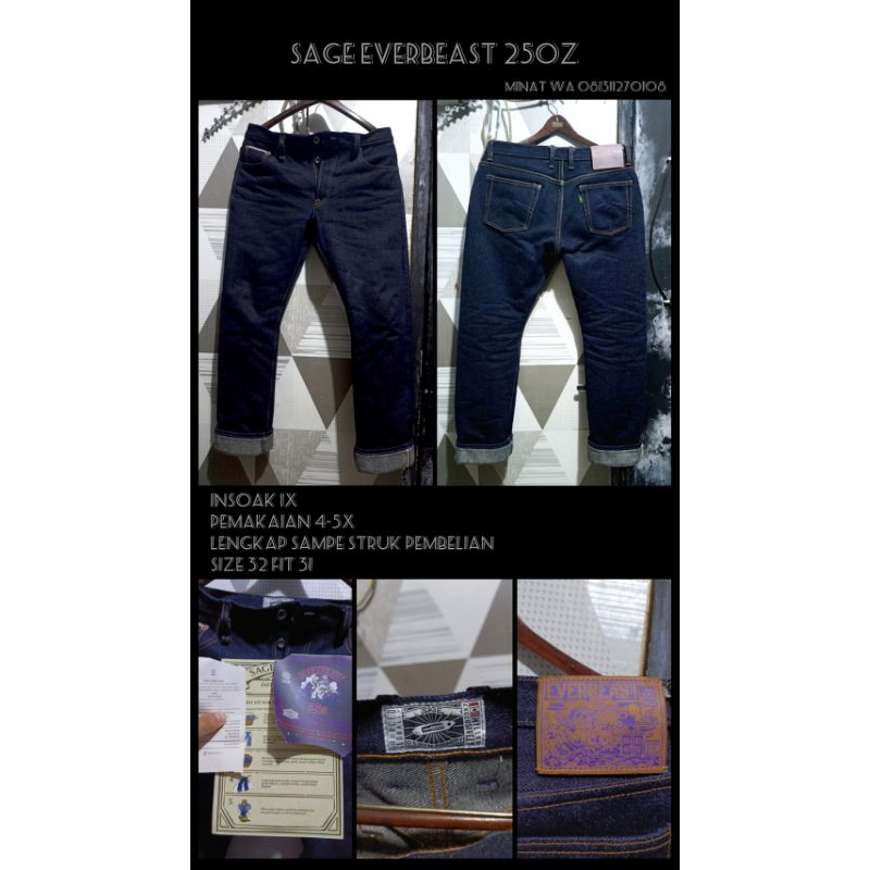 Jual Sage Denim Everbeast 25oz | Shopee Indonesia