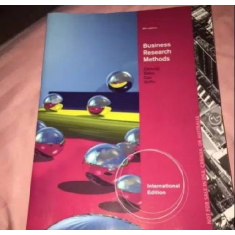 Jual Business research methods 9th ninth edition by zikmund | Shopee ...