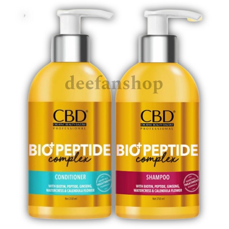 Jual CBD Bio+Peptide Complex Shampoo / Conditioner 250ml | Shopee Indonesia