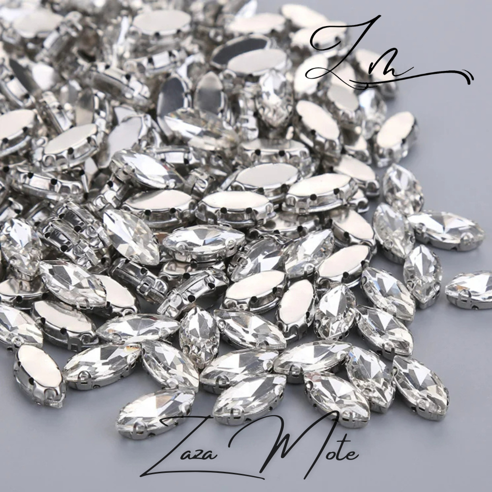 Jual Manik Payet Jahit Diamon Cangkang Model Mata / Sampan Grade A ...