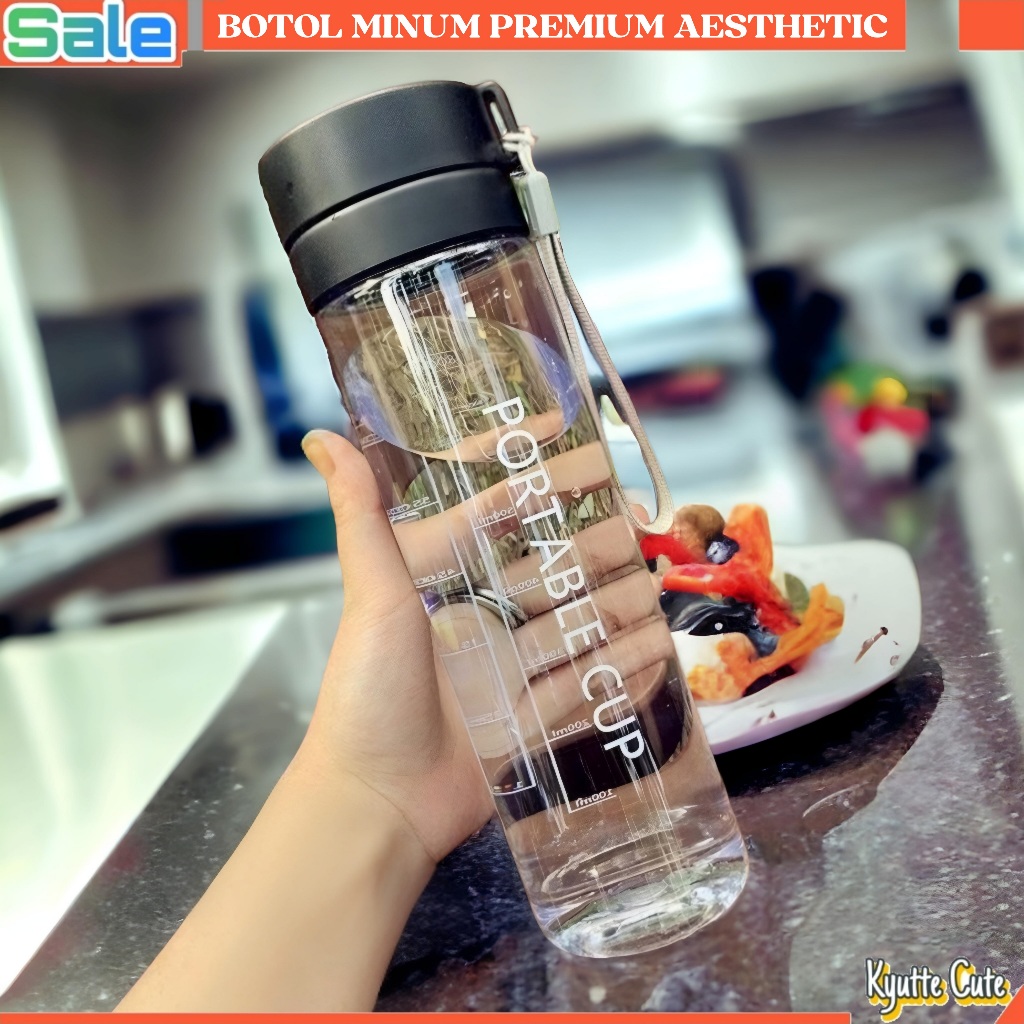 Jual Botol Minuman Premium Aesthetic High Quality 600ML 800ML | Shopee ...