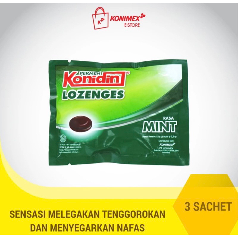 Jual PERMEN KONIDIN LOZENGES MINT | Shopee Indonesia