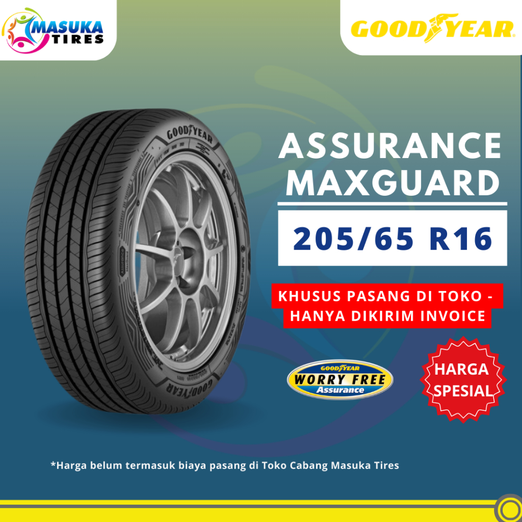 Jual 205/65 R16 95V Assurance Maxguard Ban Goodyear Mobil Innova 205/65 ...